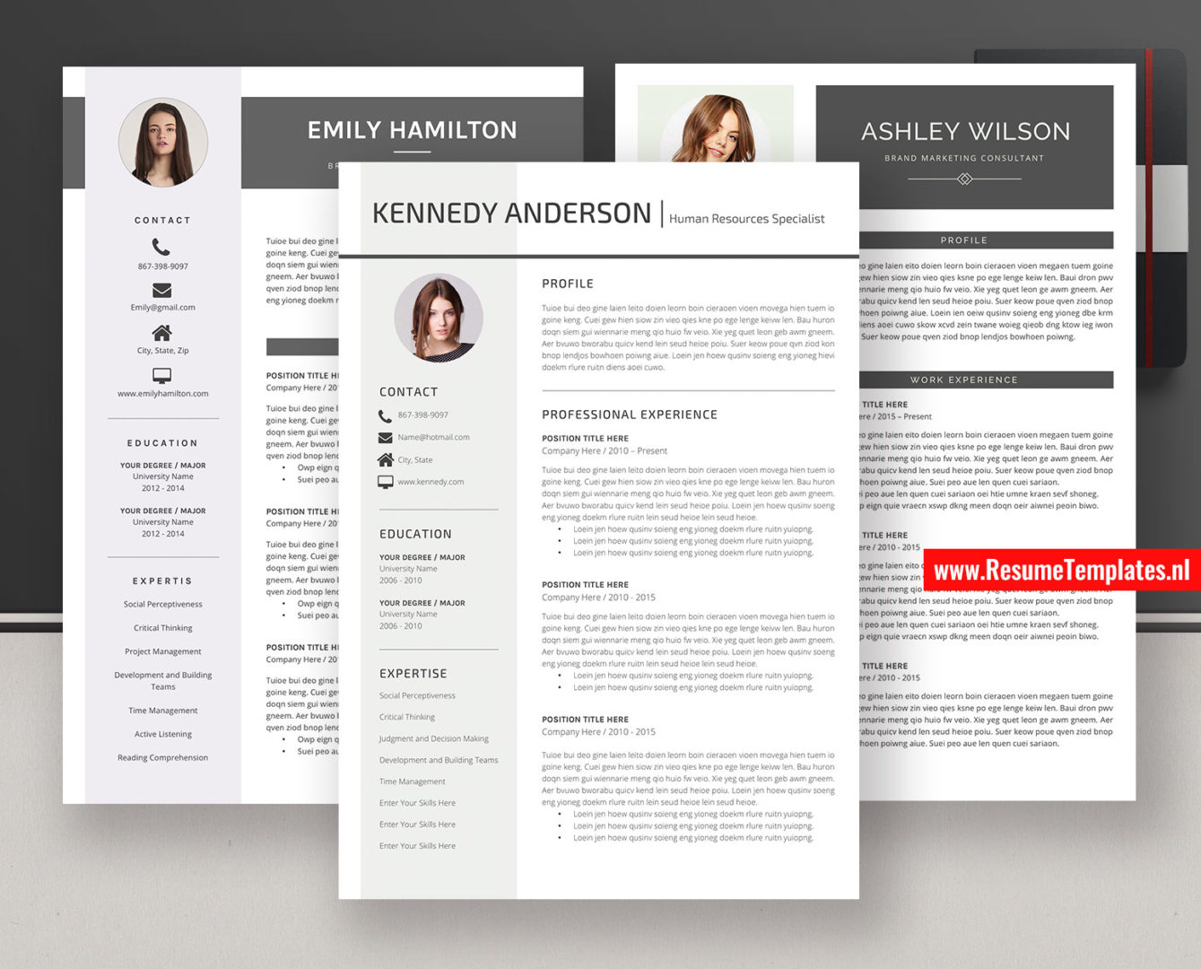 Creative Resume Templates / CV Templates, Cover Letter, MS Word Resume ...