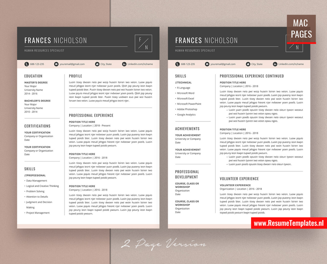 Create a Winning First Impression with Our Modern and Innovative Resume ...