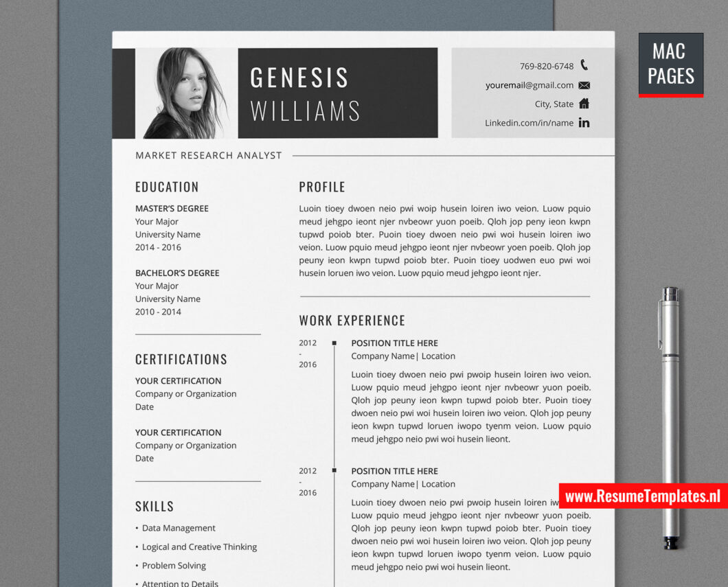 10 Unique Resume Templates Designs to Get Your Resume Noticed ...