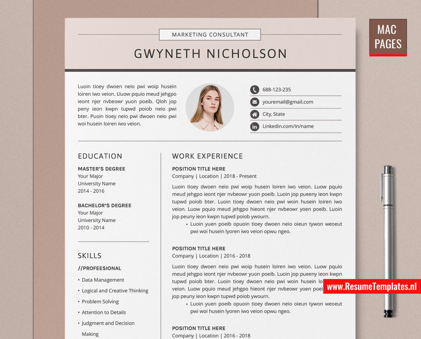 10 Unique Resume Templates Designs to Get Your Resume Noticed ...