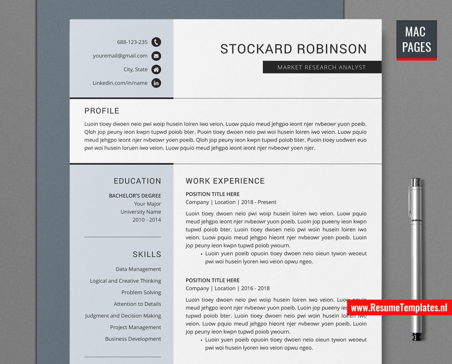 10 Unique Resume Templates Designs to Get Your Resume Noticed ...