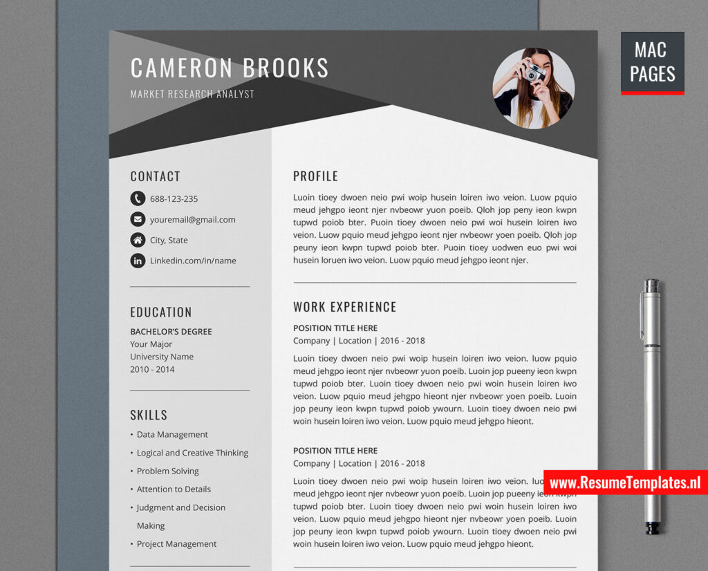 10 Unique Resume Templates Designs to Get Your Resume Noticed ...