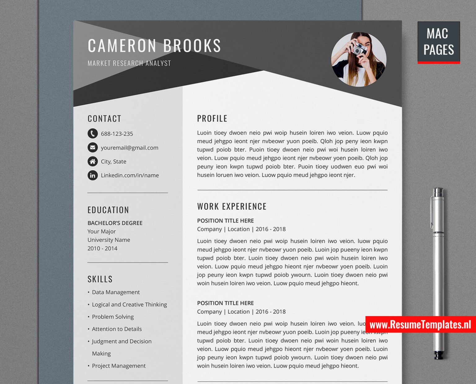 10 Unique Resume Templates Designs to Get Your Resume Noticed ...