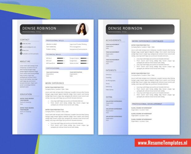 9 Unique and Modern Resume Templates: Make Your Resume Stand Out ...