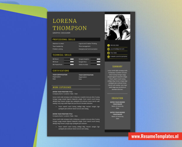 9 Unique and Modern Resume Templates: Make Your Resume Stand Out ...